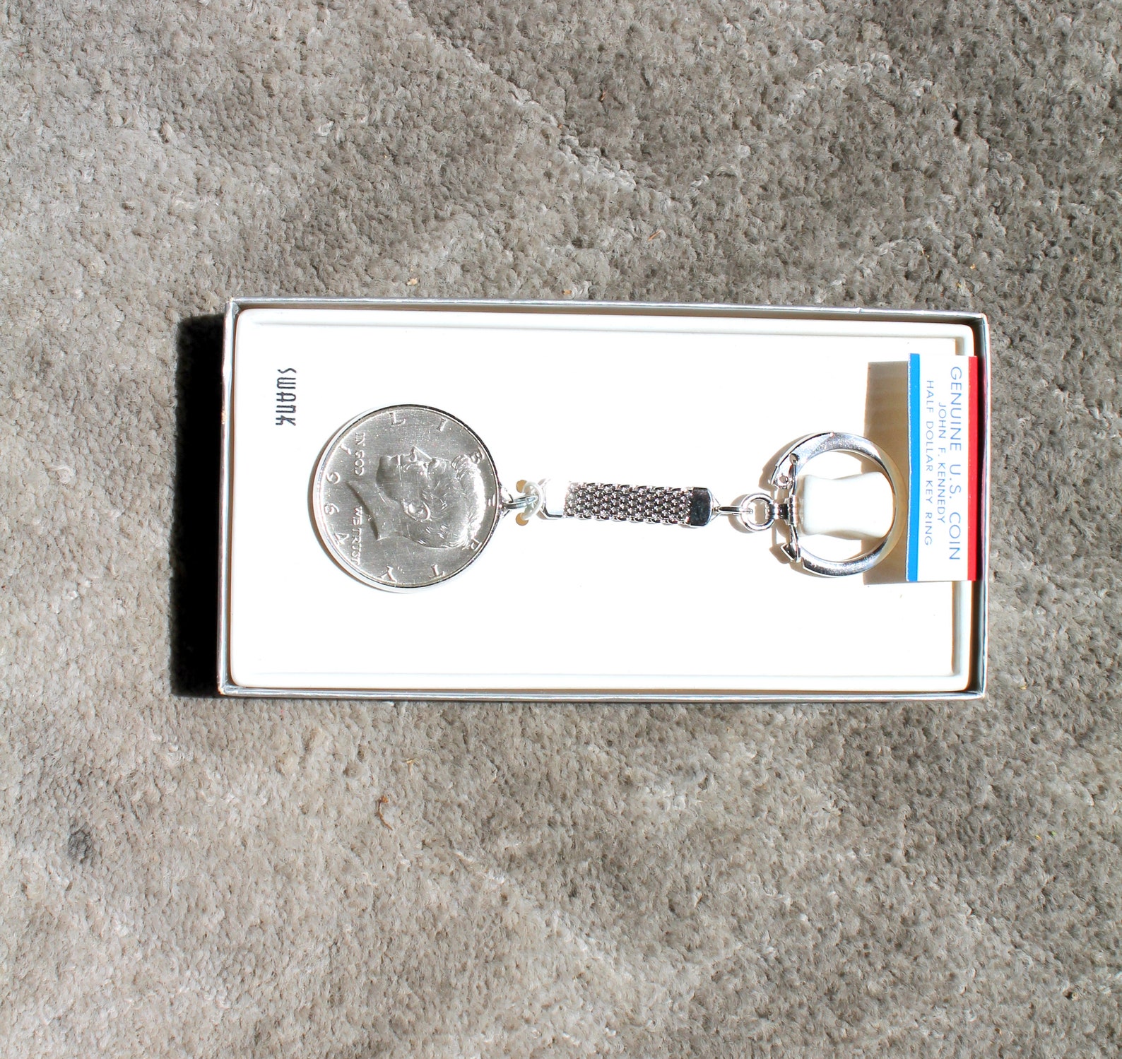 Vintage John F. Kennedy 1964 Silver Half Dollar Key Chain In | Etsy