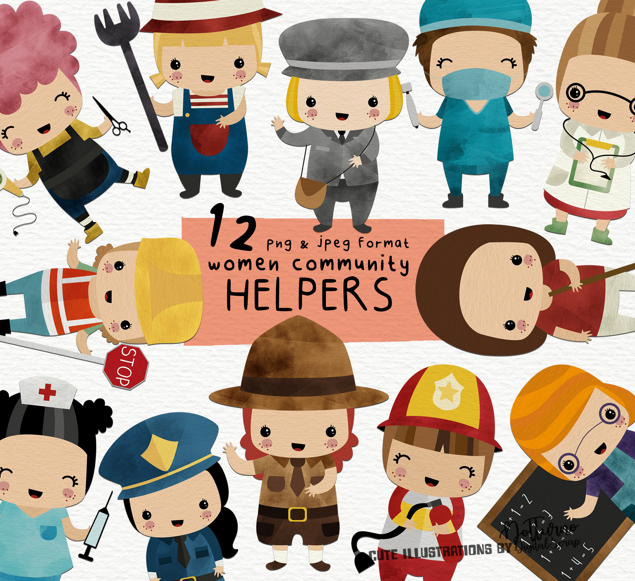 Community Helpers Border