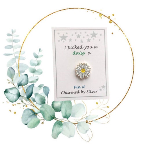 DAISY Enamel Pin - Etsy