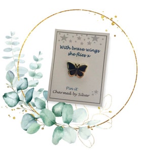 Beautiful Butterfly Enamel Pin Badge in Red Blue Green - Etsy