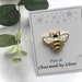 Motivational Bee Pin Enamel Badge Bee Kind - Etsy