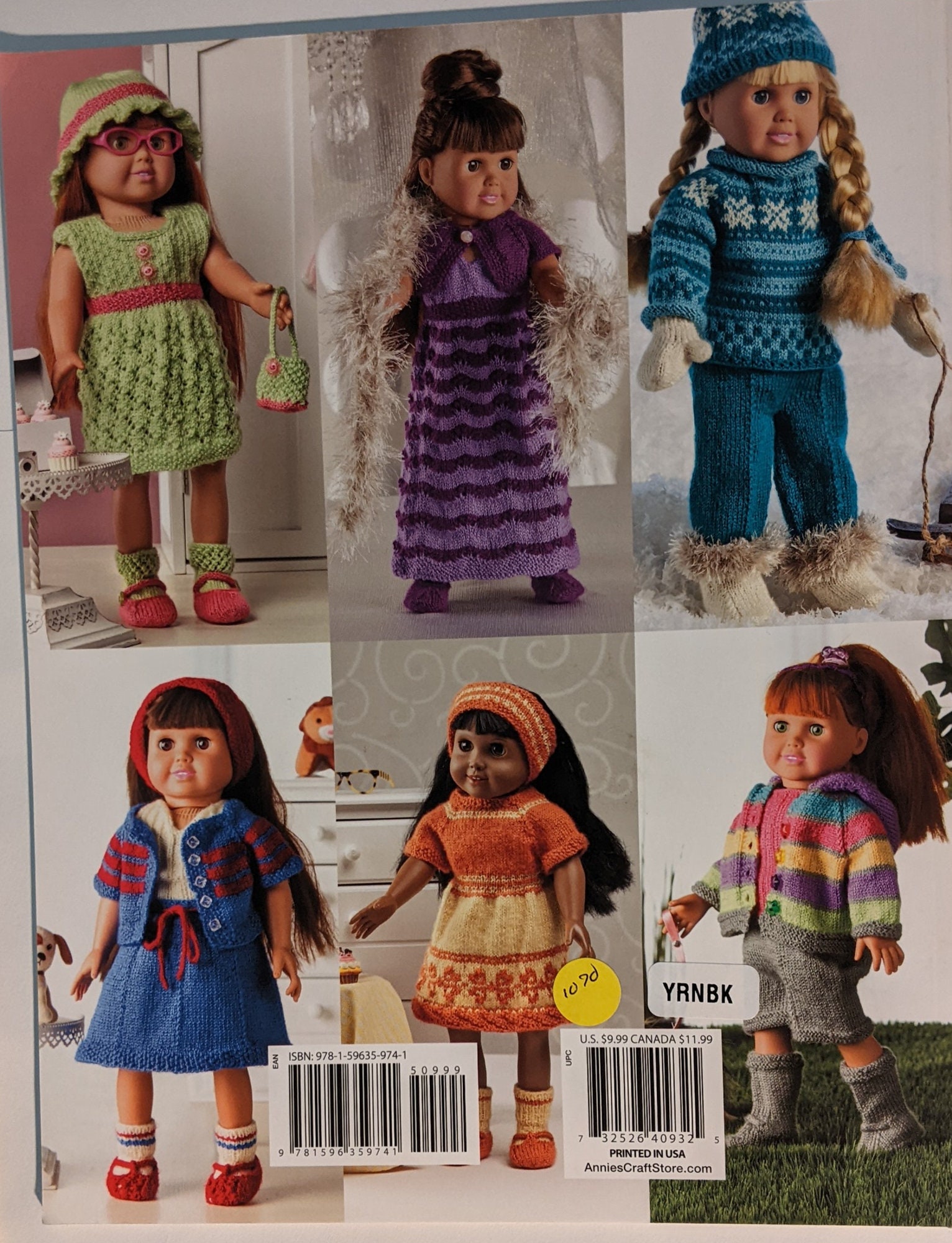 Annie's Knitting Sassy Knit Outfits for 18 Dolls by Jeanne Kussrow ...