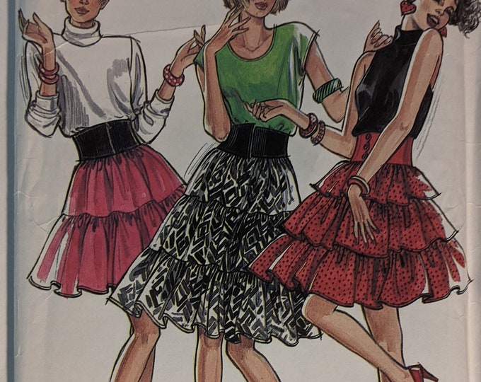 Uncut New Look Pattern #6322 - Misses Skirt in 3 Styles - Sizes 8 Thru ...