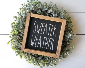Sweater Weather Sign | Etsy