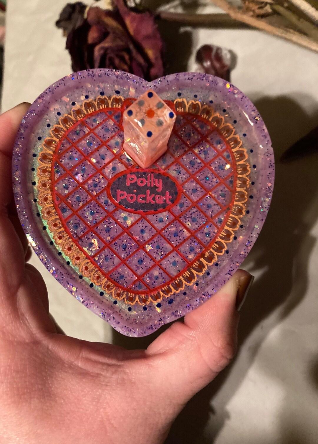 Polly Pocket Inspired Ring Holder Dish - Etsy