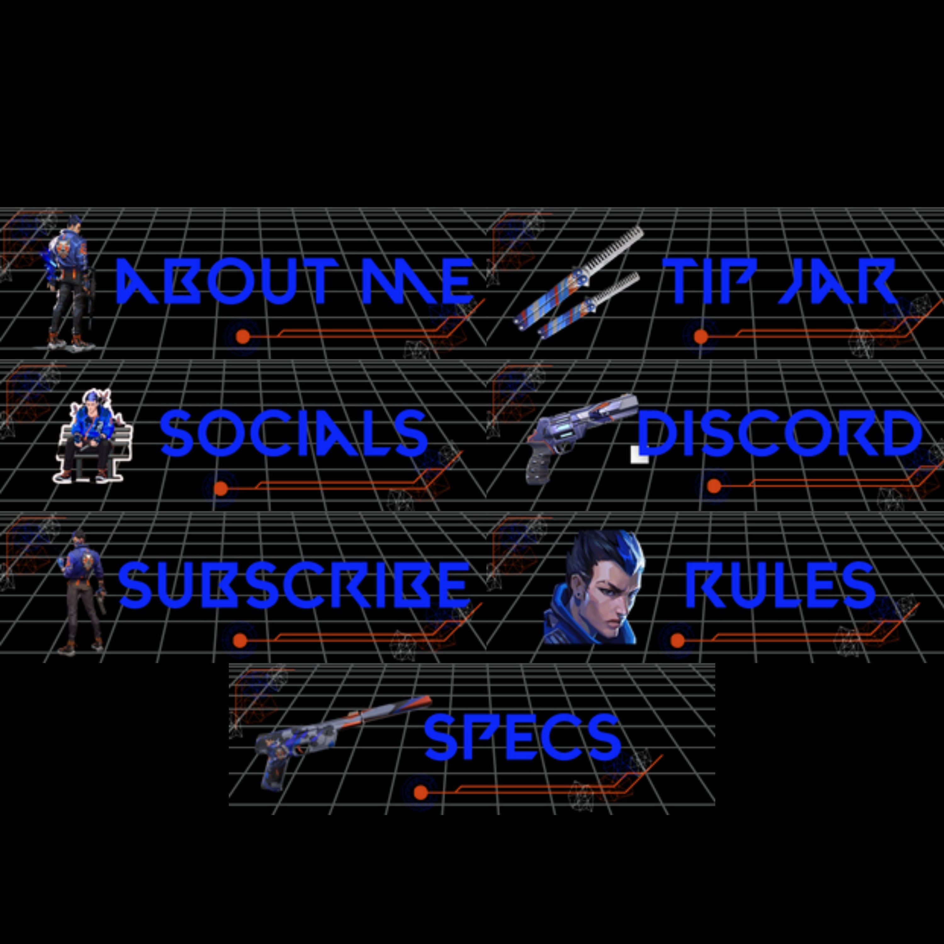 Yoru Valorant Twitch Panels - Etsy