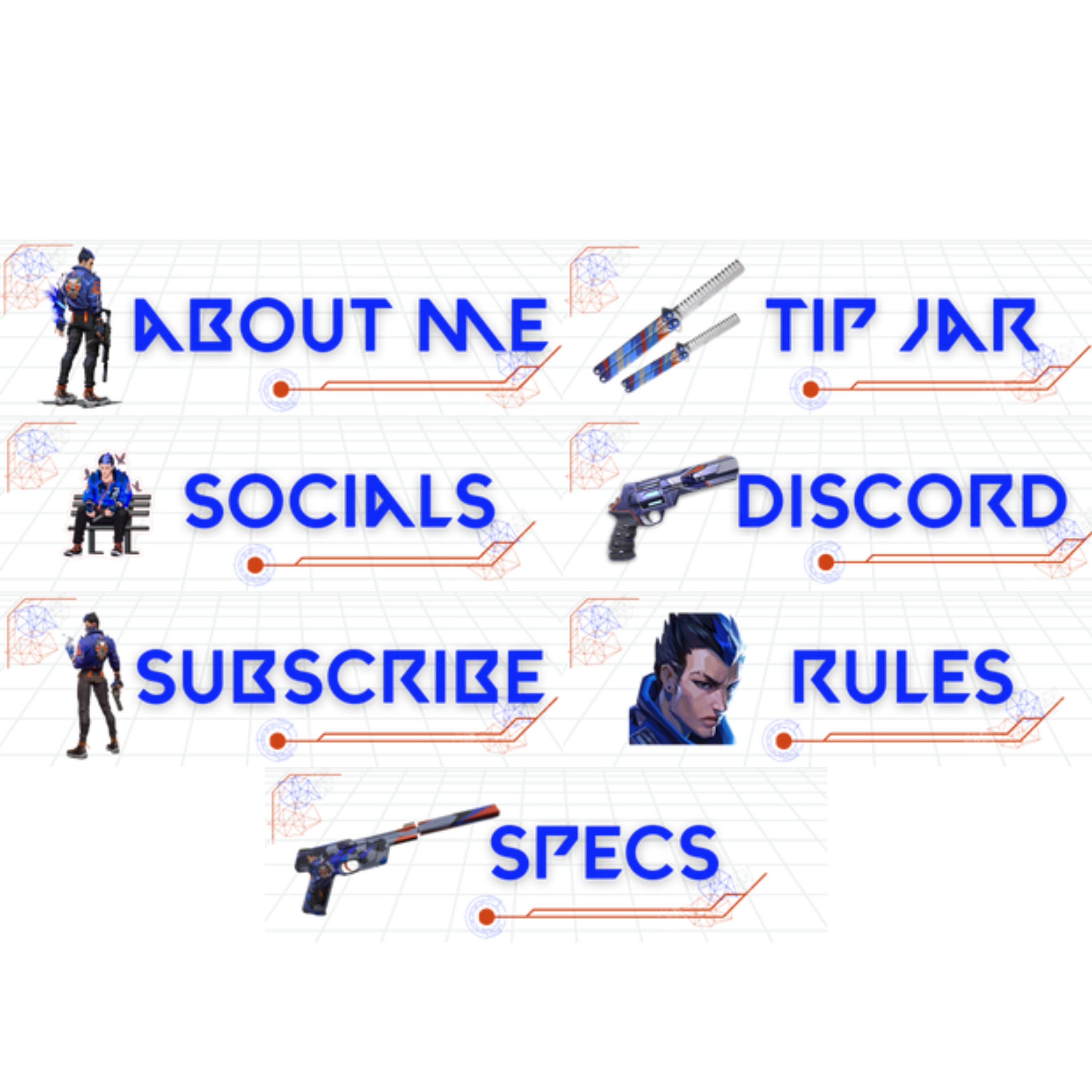 Yoru Valorant Twitch Panels - Etsy Australia