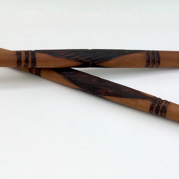 Aboriginal Clapping Sticks - Etsy UK