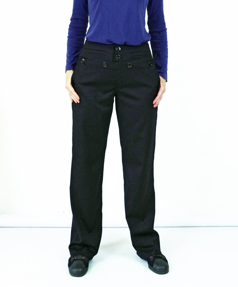SAILOR PANTS Navy Seaman for Women - Etsy