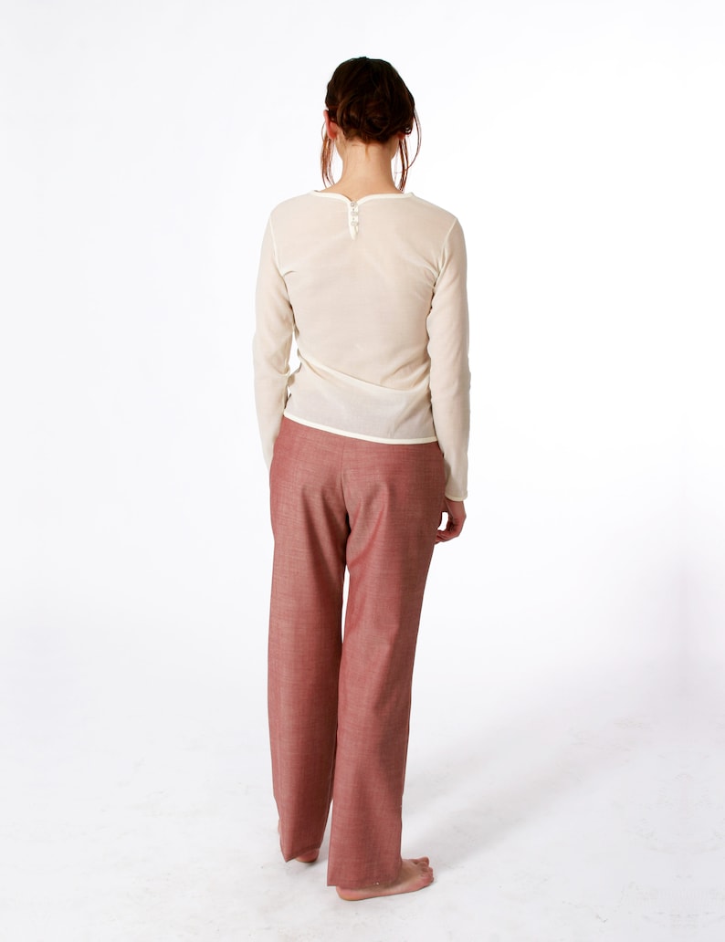 CLASSIC HIP PANTS With Button-closure in Different Colors - Etsy