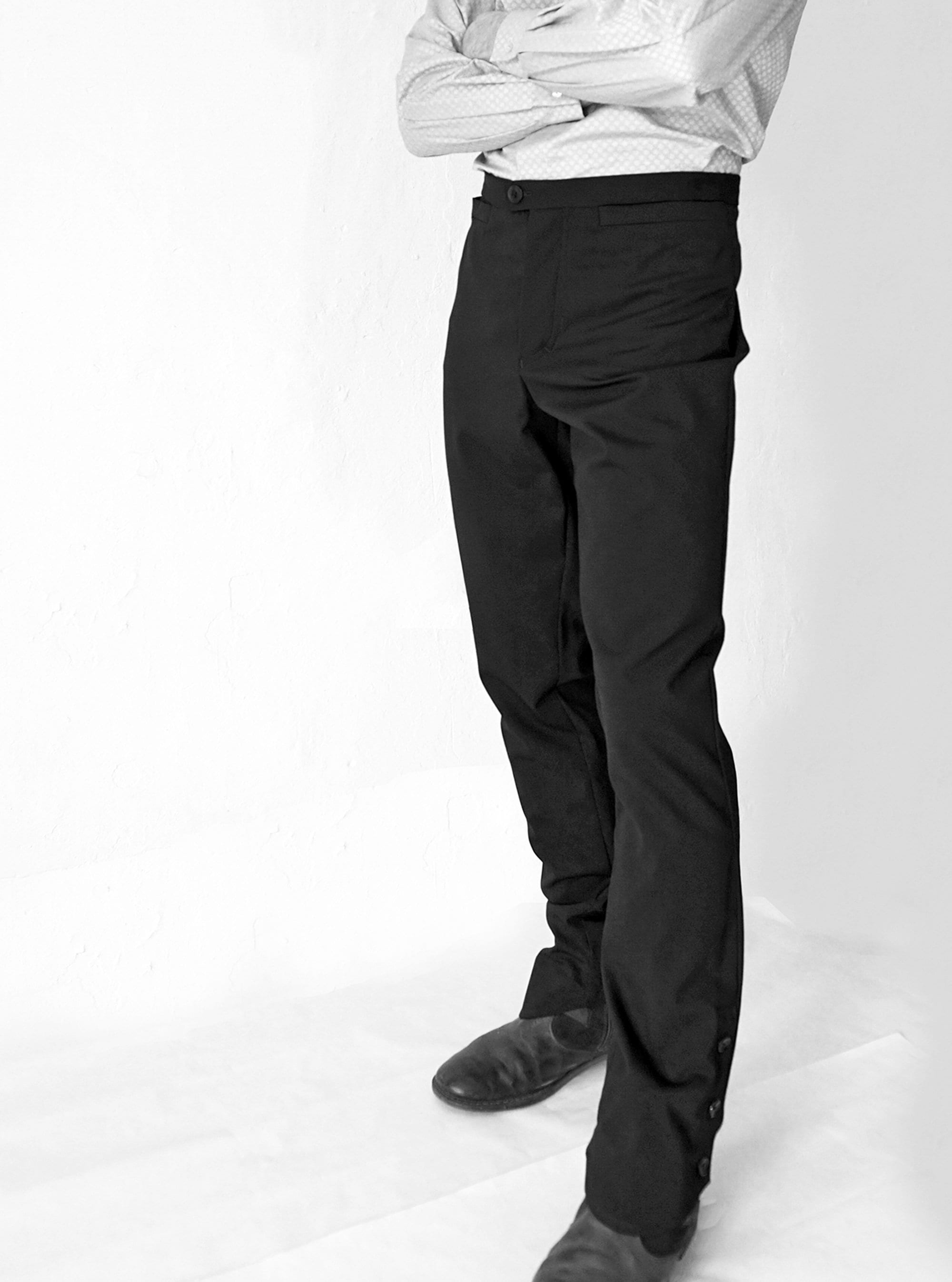 SPATS PANTS MEN in various fabrics, uniform, historism, 18th 19th century