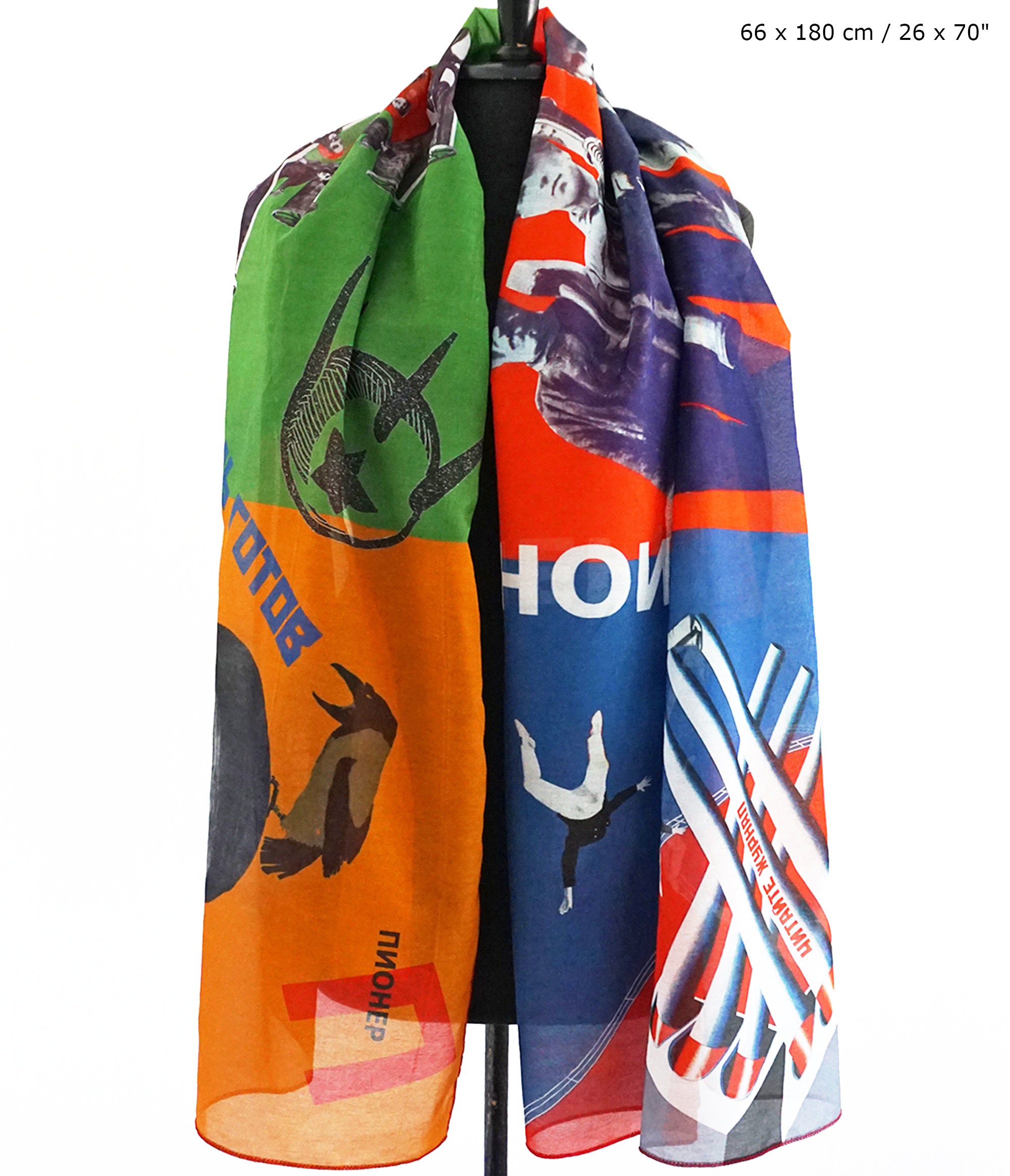 COLOR SCARVES Soviet Union posters from 1920s