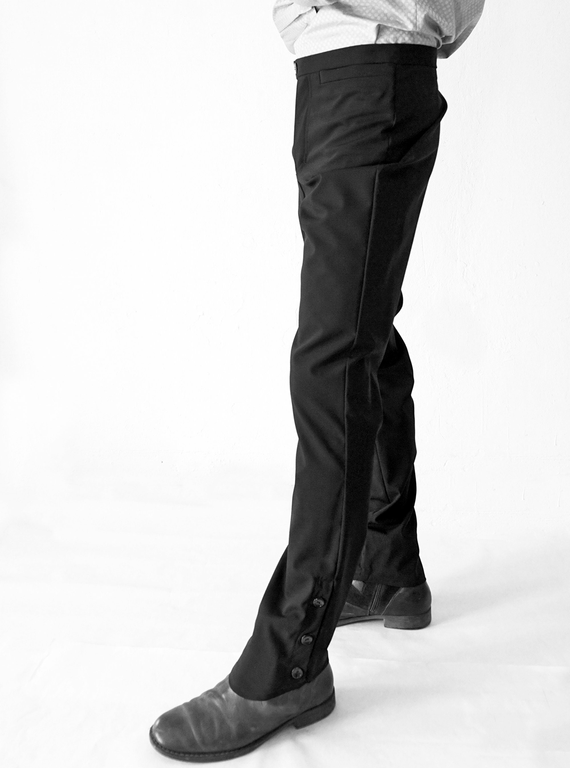 SPATS PANTS MEN in various fabrics, uniform, historism, 18th 19th century