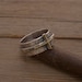 Christian Ring for Men, Cross Ring in Sterling Silver and 14KT Gold ...