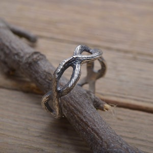 Infinity Branch Ring, Sterling Silver Everlasting Bond Ring, DA490 - Etsy