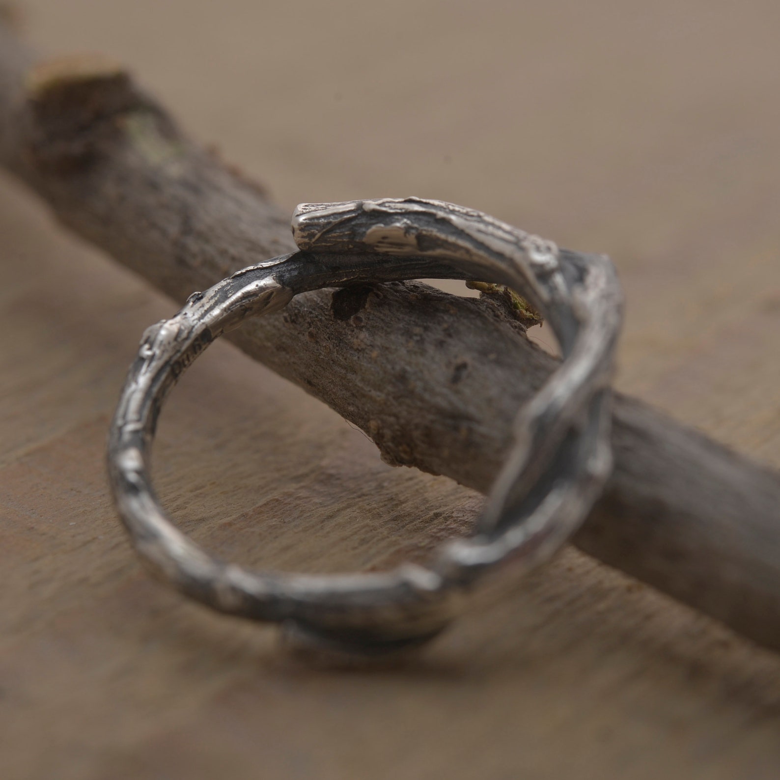 Tree Branch Ring Sterling Silver Twig Engagement Ring DA377 - Etsy