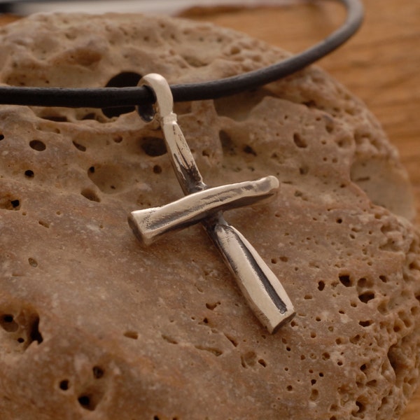 Rustic Cross Pendant - Etsy