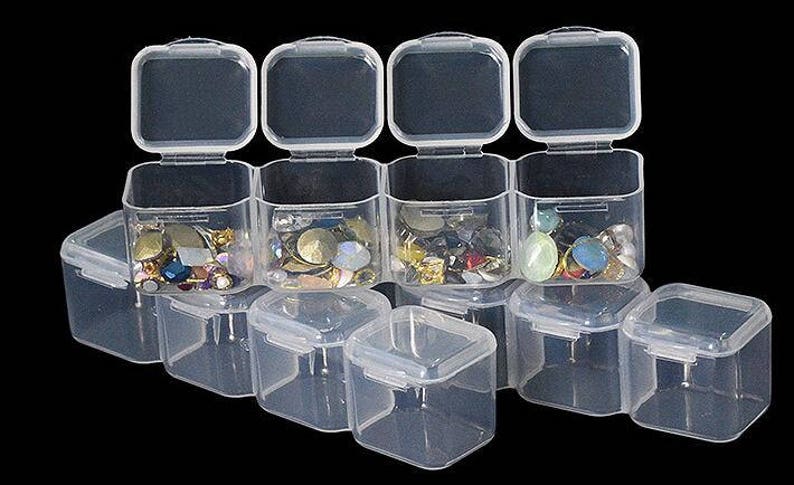 Bead Container 2 28 Slot Clear Plastic Empty Storage Box - Etsy
