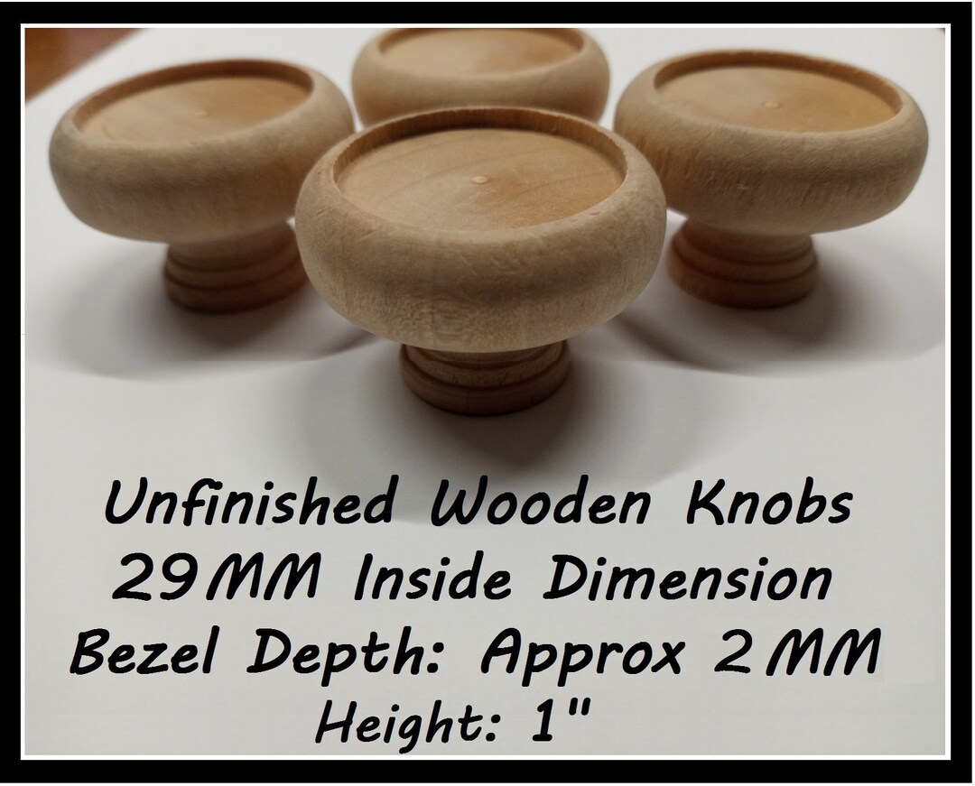 Wooden Blank Bezel Tray Kitchen Pulls 29MM Blank Bezel Tray Dresser ...
