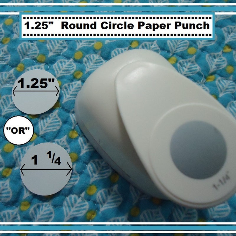 Circle Paper Punch - Etsy