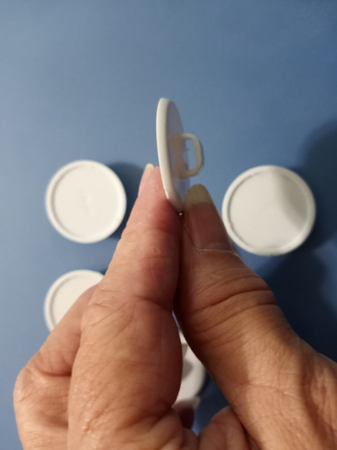 25.4MM Blank Bezel Button Shanks Blank Button Tray DIY Jewelry Findings ...