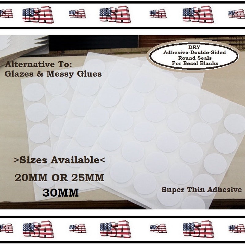Double Sided Clear Adhesive Stickers - Etsy