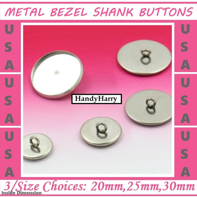 Metal Buttons for Jewelry - Etsy