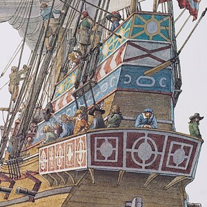 Ship SUSAN CONSTANT, Signed by Artist - Etsy