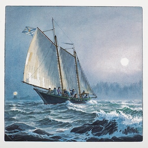 Ship SUSAN CONSTANT, Signed by Artist - Etsy