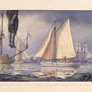 Captain Kidd's Body on Display at Tilbury Point on the Thames, 1701 - Etsy