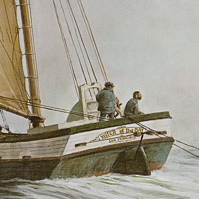 Scow Schooners on San Francisco Bay Signed by Artist - Etsy