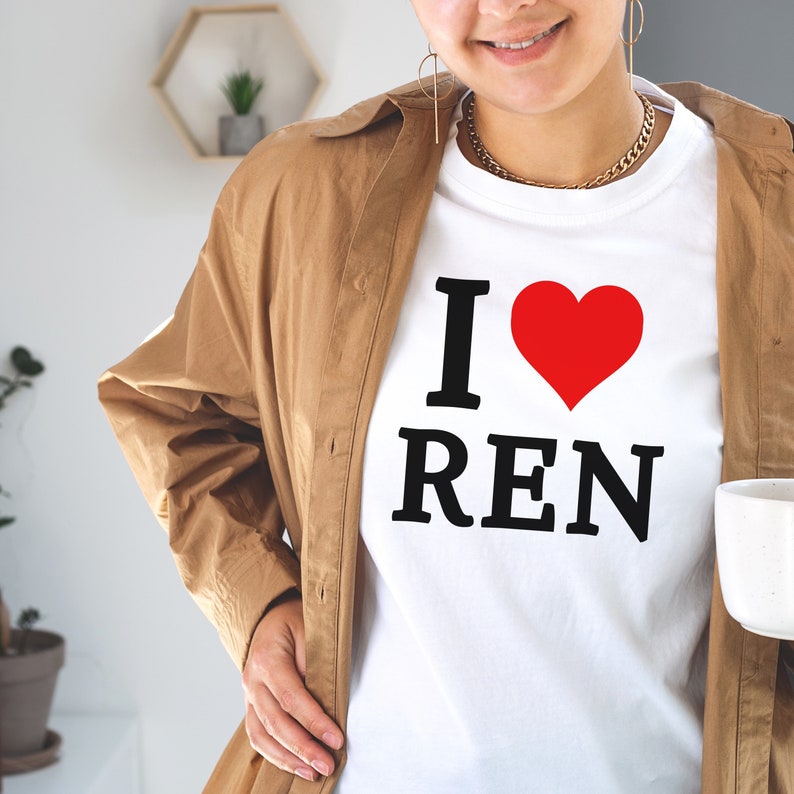 I LOVE Ren T Shirt, 80s Heartthrob From Footloose Starring Kevin Bacon ...