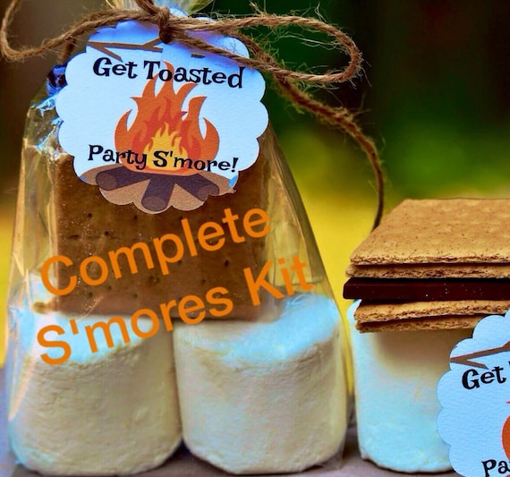 12 COMPLETE Smores DIY Kit Quarrentine Gift Smores Kits With | Etsy
