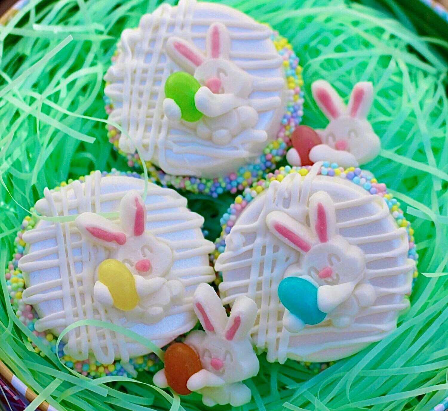 Easter Bunny Chocolate Oreos Chocolate Covered Oreo Cookies Easter ...
