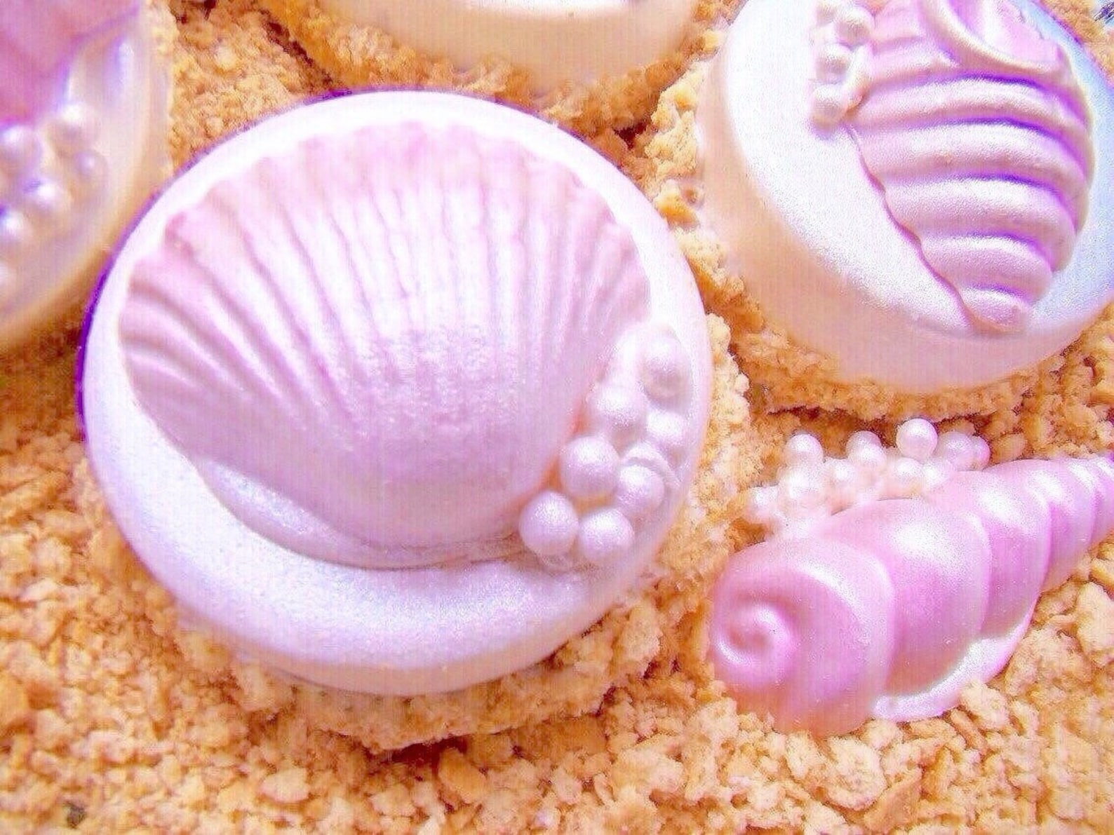 Chocolate Covered Oreo Cookies Seashells on A sandy Beach Wedding ...