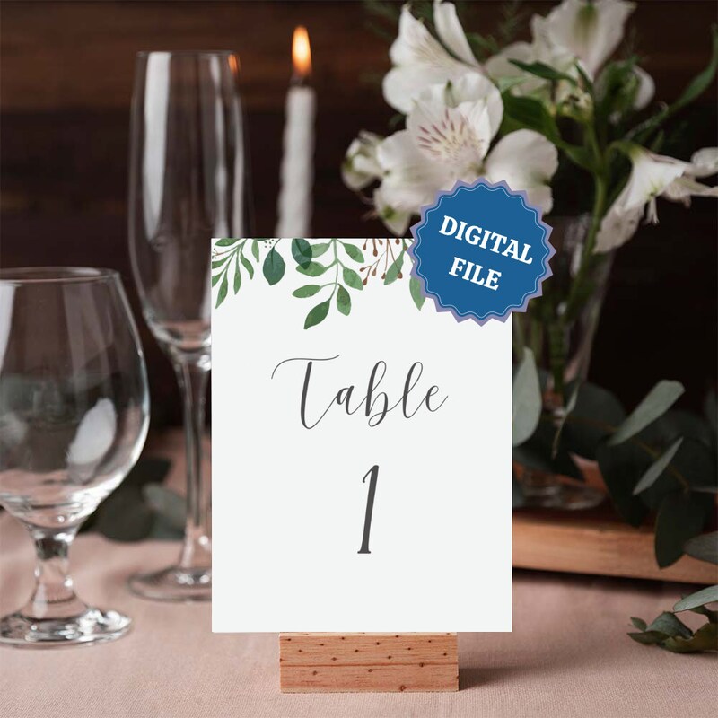 Table Card - Etsy