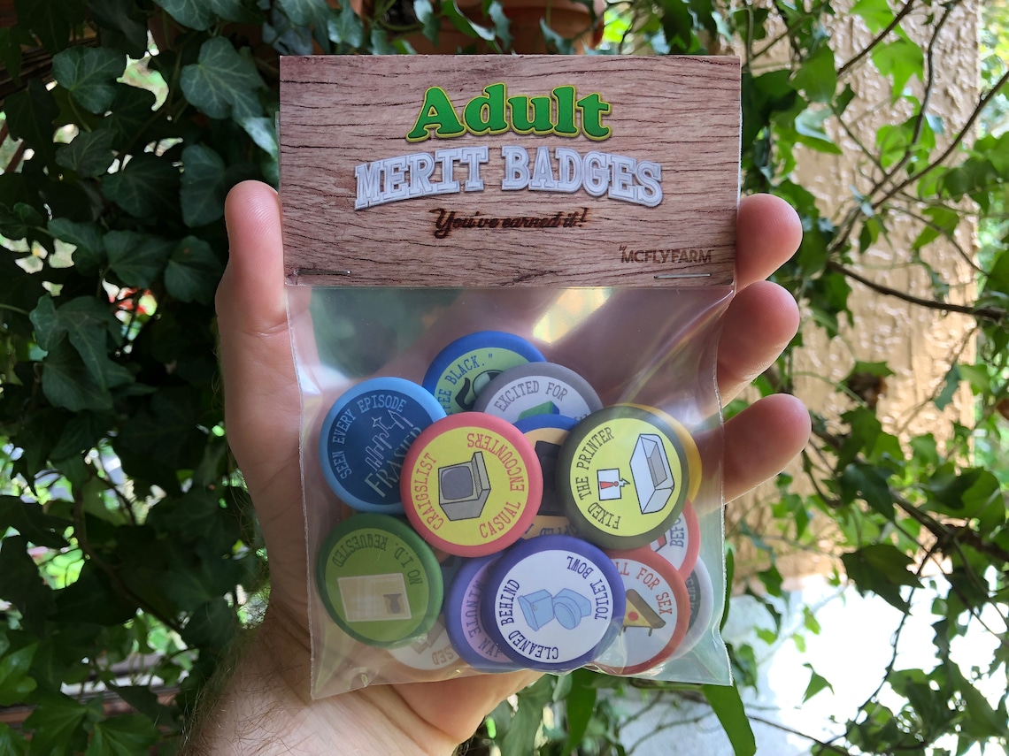 Adult Merit Badges 19 Piece Set - Etsy