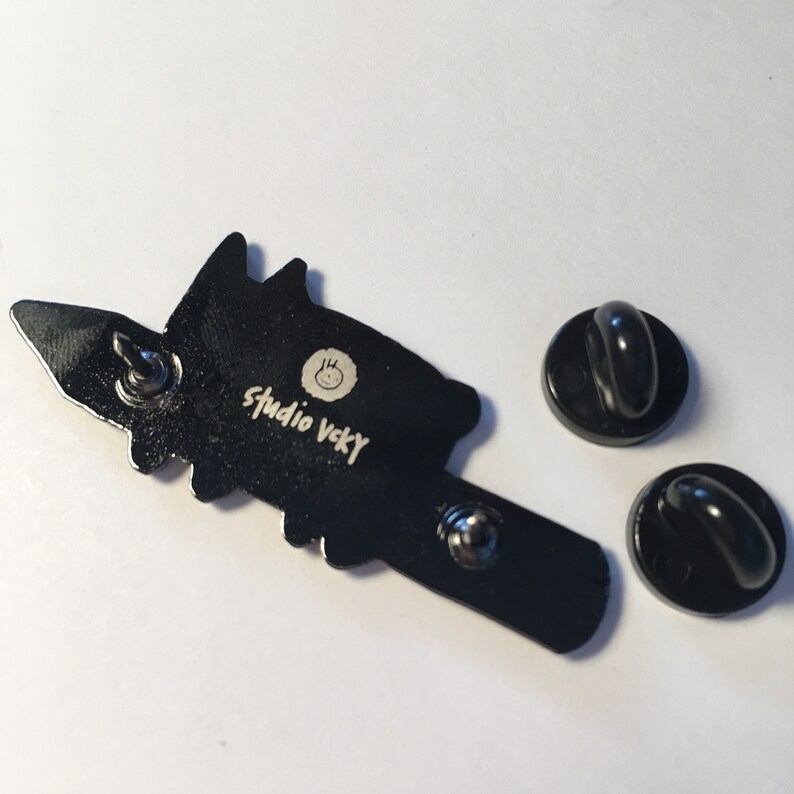 Pencil Rocket Enamel Pin - Etsy