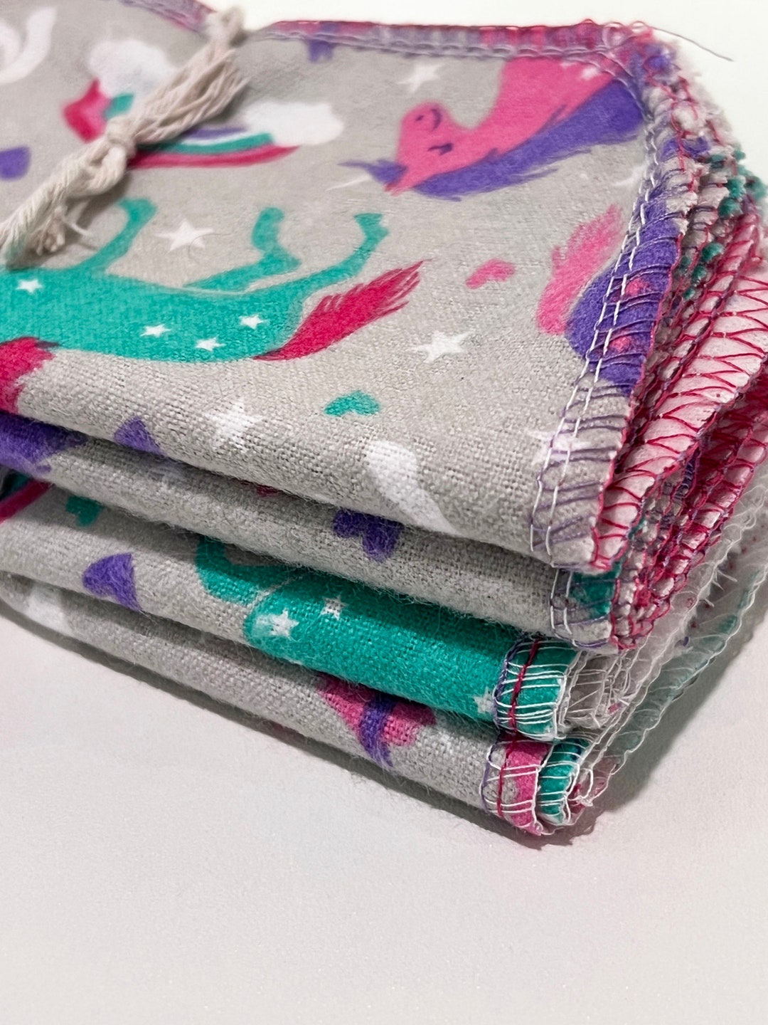 1-ply Cloth Wipes Family Cloths Zero Waste Reusable Cloth Wipes Cloth ...