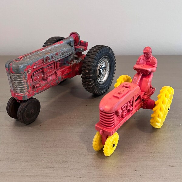 Antique Toy Tractor - Etsy