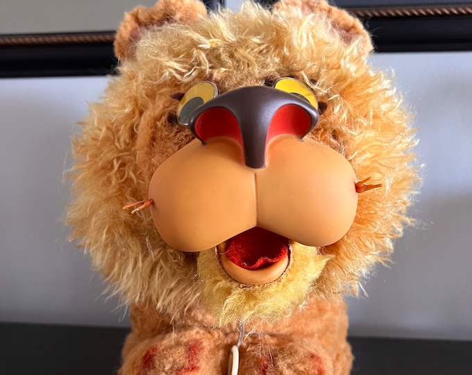 Vintage Mattel Larry the Lion Talking Toy, 1962 - Etsy