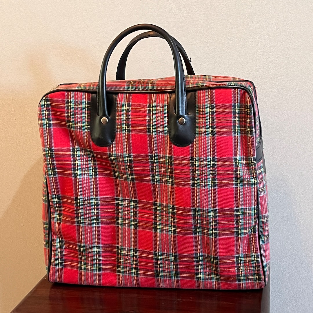 Vintage Aladdin Plaid Case Picnic Set, 2 Thermos’ and 1 Lunchbox - Etsy