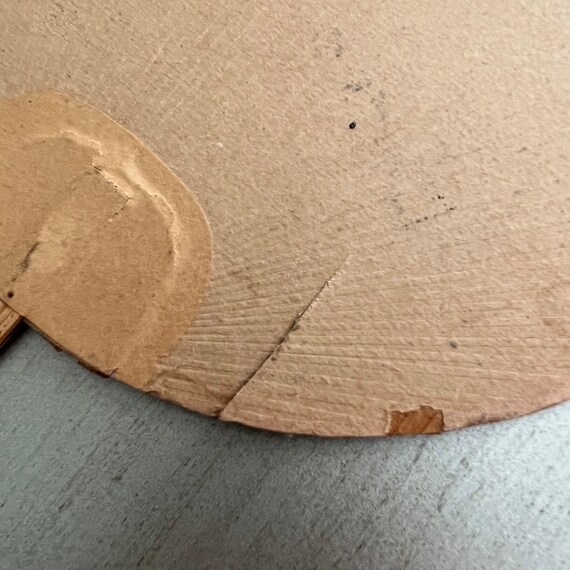 Occupied Japan, Vintage Fixed Form Hand Fan - Gem