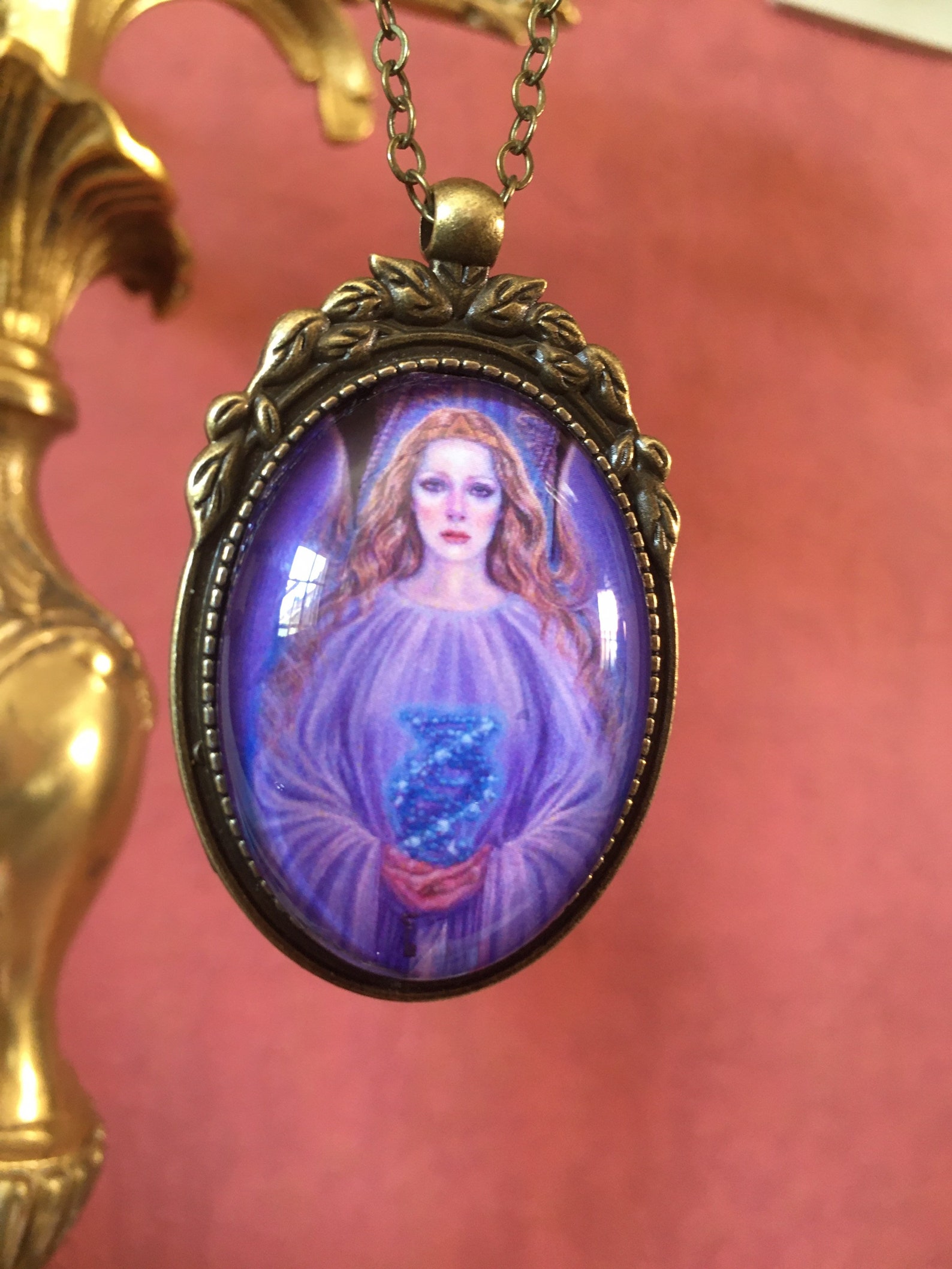 Angel Pendant Angel of Truth by Cheryl Yambrach Rose - Etsy