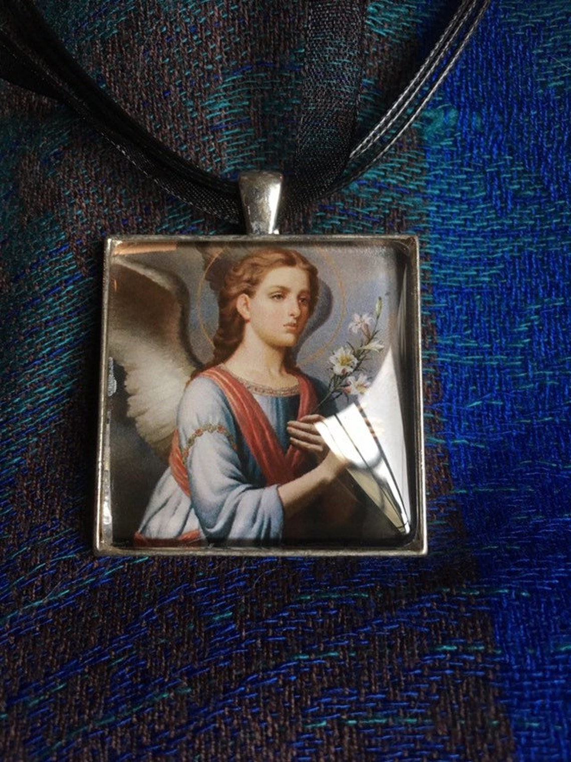 Archangel Gabriel Pendant | Etsy