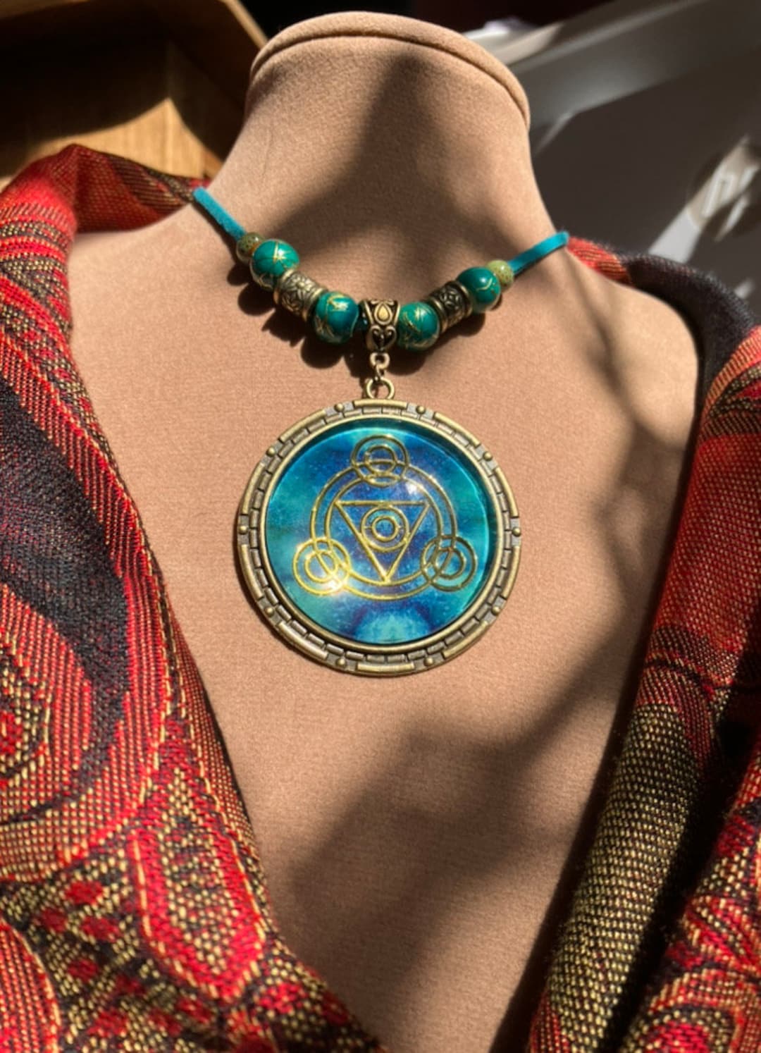 Gorgeous Holy Trinity Pendant, Stunning and Handmade Necklace With ...