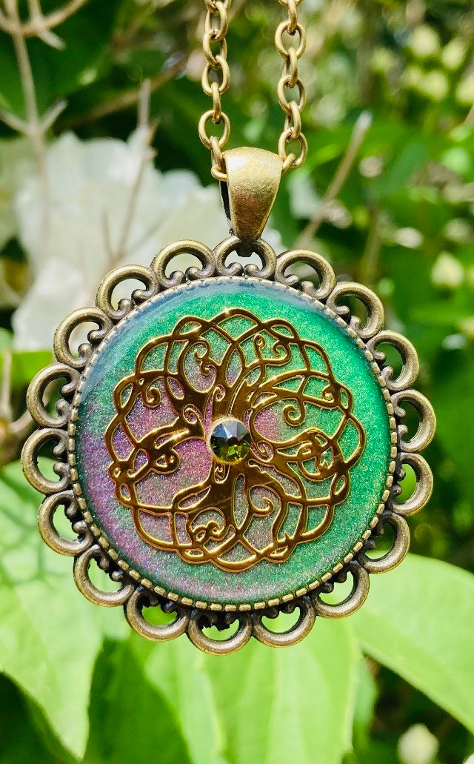 Tree of Life Resin Art Tree of Life Pendant Resin Jewelry - Etsy