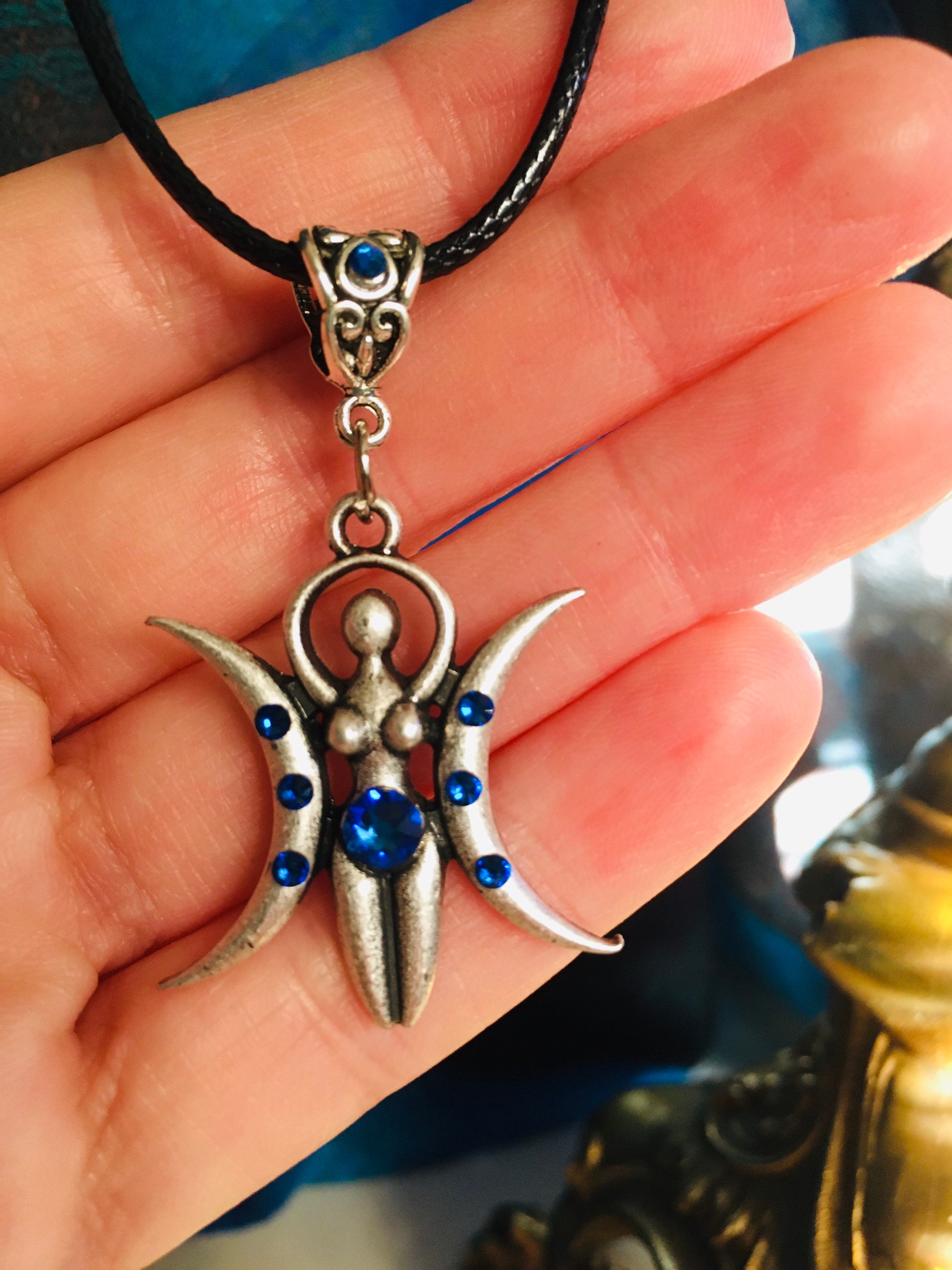 Goddess Goddess Pendant Mother Goddess Moon Goddess the | Etsy