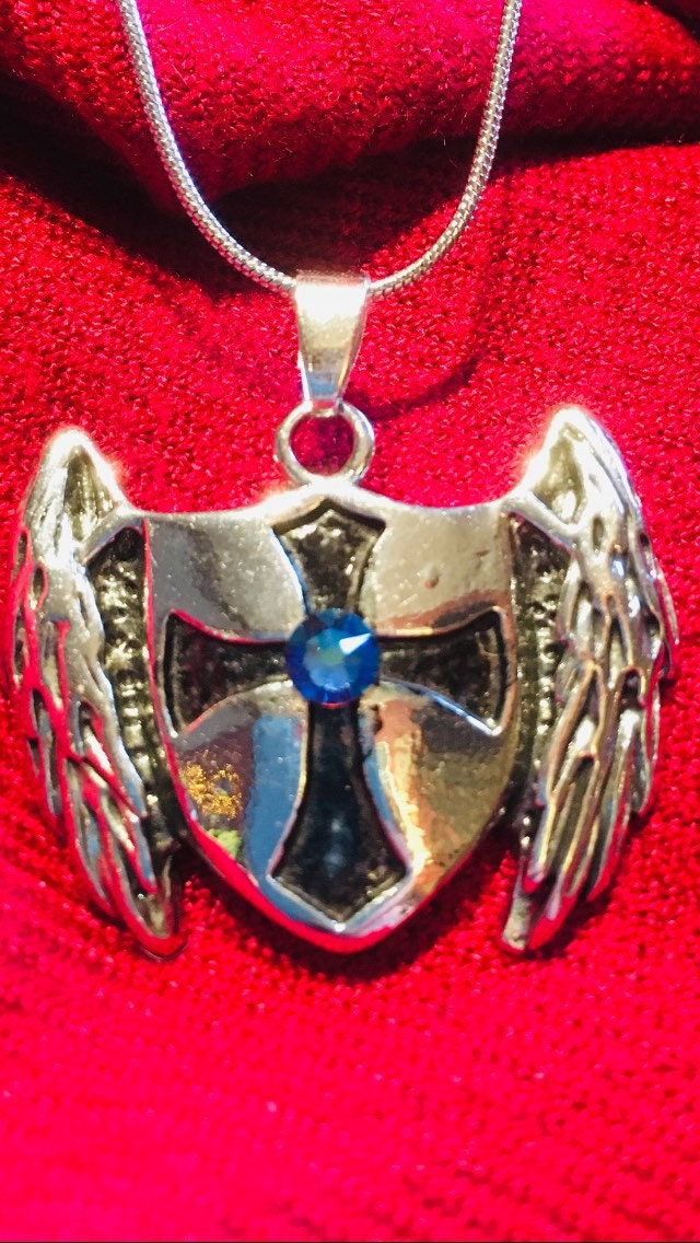 Archangel Michael shield pendant Archangel Michael angel | Etsy