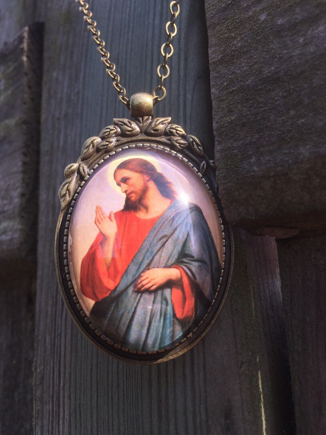 Jesus Necklace Jesus Christ Necklace Jesus Pendant Jesus | Etsy